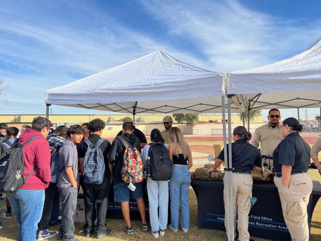 El Centro Staff Makes Impact at Calexico High School Resource Fair with BLM Booth | Bureau of ...